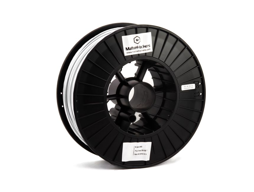 White MH Build Series PETG Filament - 1.75mm (2.5kg) | MatterHackers