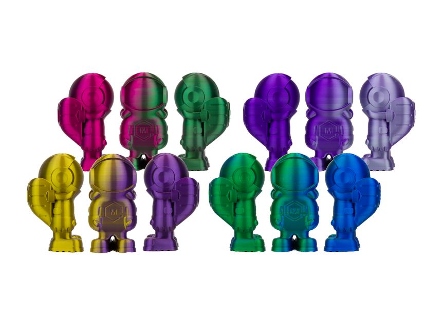Quantum Dual-Color PLA Variety 6-Pack - 1.75mm | MatterHackers