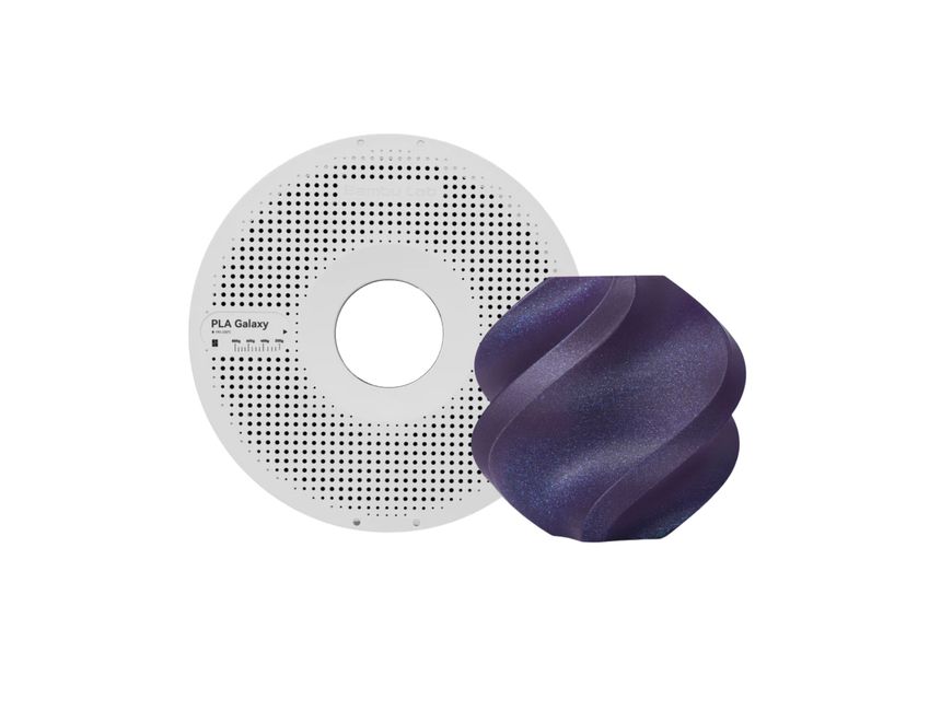Bambu Lab Purple Galaxy PLA Filament - 1.75mm (1kg) | MatterHackers