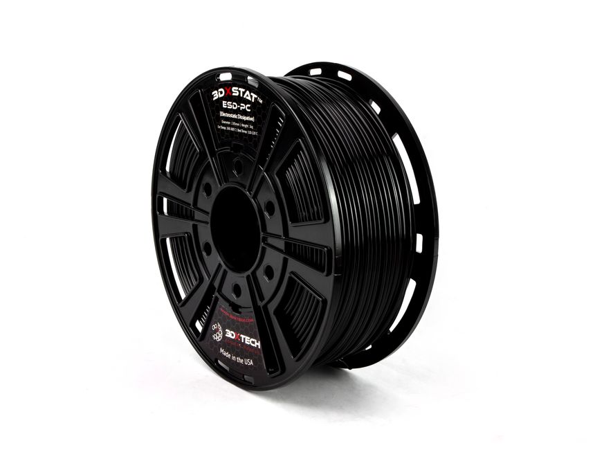 3DXTech 3DXSTAT Black ESD-SAFE PC Filament - 1.75mm (1kg) | MatterHackers