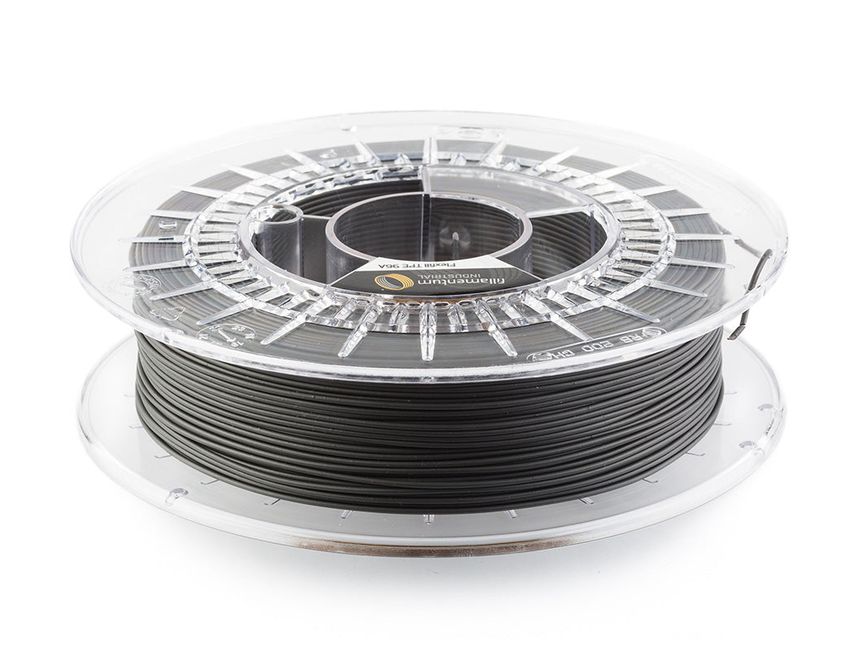Fillamentum Traffic Black Flexfill TPE 96A Filament - 1.75mm (0.5kg ...