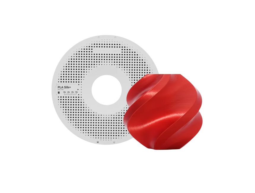 Bambu Lab Candy Red Silk+ PLA Filament - 1.75mm (1kg) | MatterHackers