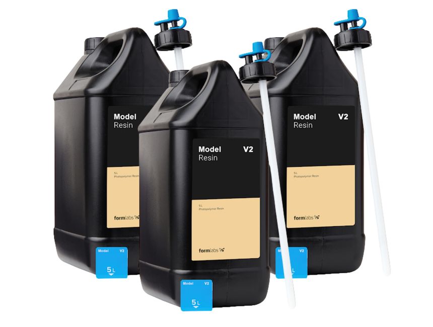 Formlabs Model Resin V2 (Form 3) 5 L - 3 Pack | MatterHackers