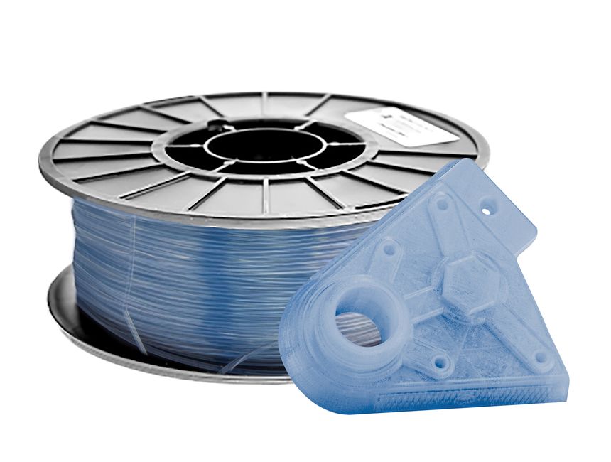 Translucent Ice Blue PRO Series PLA Filament - 1.75mm (1kg) | MatterHackers