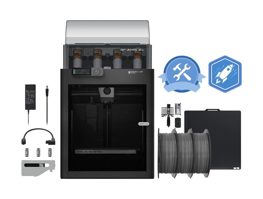 Bambu Lab P1S w/ AMS 2 Pro - Professional Bundle | MatterHackers
