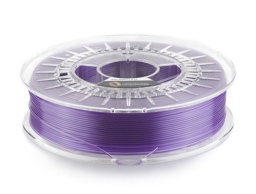 Fillamentum Crystal Clear Amethyst Purple PLA Filament - 1.75mm (0.75kg ...