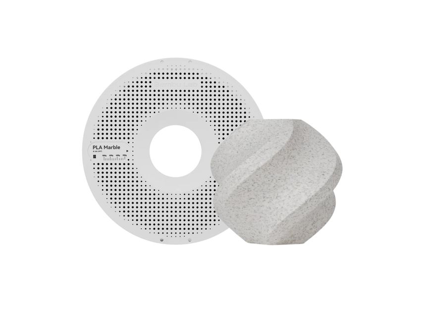 Bambu Lab White Marble PLA Filament - 1.75mm (1kg) | MatterHackers